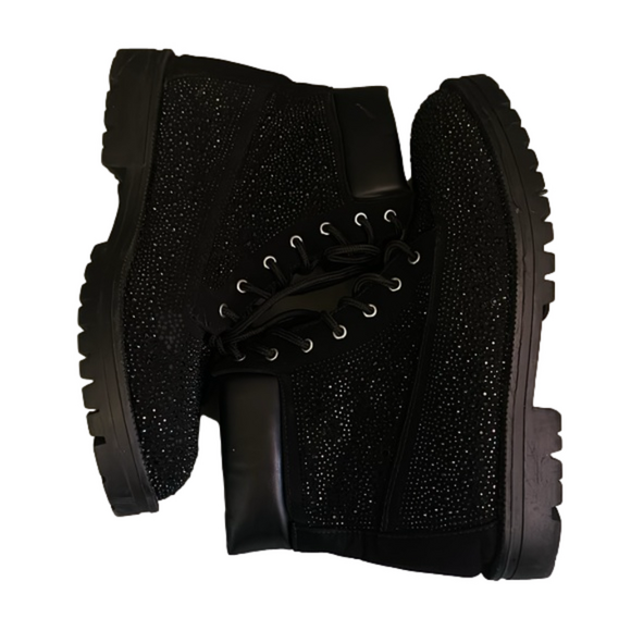 Cape Robbin | Shoes | Cape Robbin Black Bling Boot | Poshmark
